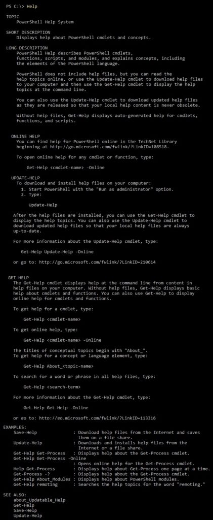 Help Powershell Practical Powershell